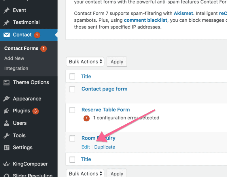 How to enable Dynamic text in Contact form - Bolvo.com